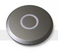 China Portable Wireless Charger Pad with Real Time Clock & Dual Alarm - Qi-Certified 10W Fast Charging, ø103.6mm Design for sale