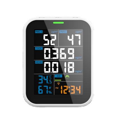 China YT6963 USB-C Portable Air Quality Meter with PM2.5 PM10 TVOC HCHO Detection 76x96x36mm for sale