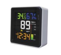 China Portable PM2.5 Air Quality Monitor with Temperature Humidity Sensor - 81.5x80.6x30mm LCD Display for sale