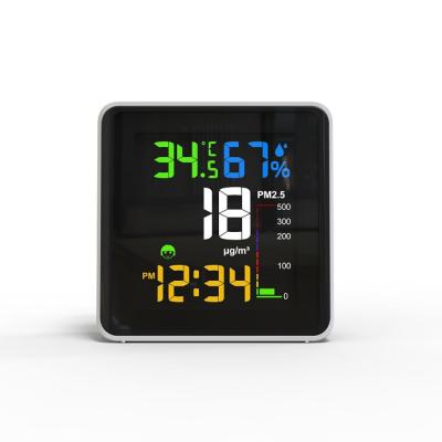 China YT6924 PM2.5 Air Quality Monitor with Temperature & Humidity Sensor - 999 μg/m³ Range, 81.5mm Compact Design for sale