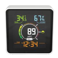 China WiFi Tuya PM2.5 Air Quality Monitor with 999 μg/m³ Range and 5-Second Updates for Indoor Environmental Analysis for sale