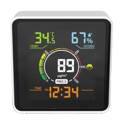 China WiFi Tuya PM2.5 Air Quality Monitor with 999 μg/m³ Range and 5-Second Updates for Indoor Environmental Analysis for sale