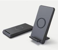 China 12V/1.25A Qi-Certified Wireless Charger Stand with 10W Fast Charging and Detachable Design for sale