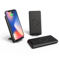 China Foldable Wireless Charger Stand with 10W Fast Charging 68x134x16mm Dual-Coil Qi-Certified for sale
