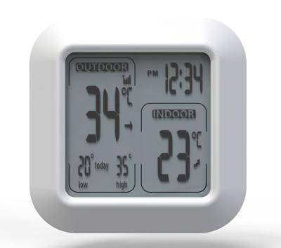 China YT6907 Professional Weather Station with Color Display 80x80mm Wireless Temperature Monitoring and Moonphase for sale