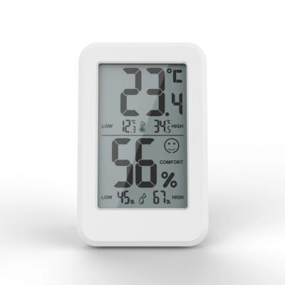 China ABS Digital Indoor Thermometer Hygrometer 0-50°C Temperature 20-95% Humidity Monitor with High Accuracy LCD Display for sale