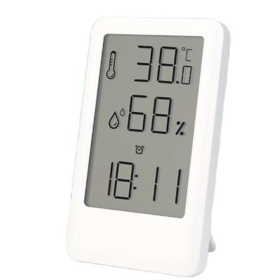 China LCD Alarm Clock with Temperature & Humidity Monitor - 11.3cm Display, -10°C to 50°C Range, AAA Battery for sale