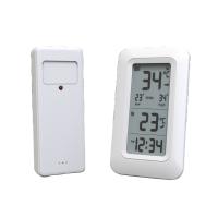 China Wireless Indoor Outdoor Thermometer Hygrometer with LCD Display 6.1x10.7cm CE ROHS Certified for sale