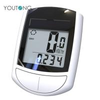 China Wireless Bicycle Speedometer Computer 43.5×58×18mm with CR2032 Battery, Speed Tracking & Fitness Monitoring for sale