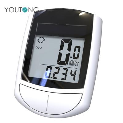 China Wireless Bicycle Speedometer Computer 43.5×58×18mm with CR2032 Battery, Speed Tracking & Fitness Monitoring for sale