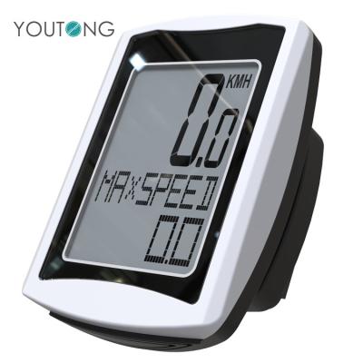 China Bicycle Digital Speedometer 41×58.2×19mm with Wired Transmission for Electric Bikes - Max Speed 99.9 km/h for sale