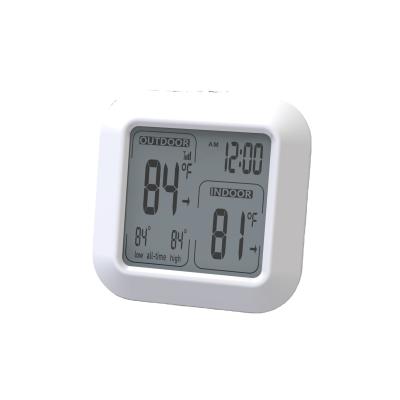 China ABS Digital Thermometer Hygrometer with 7-Day Memory, Indoor/Outdoor Temperature Monitoring in ℃/℉ for sale