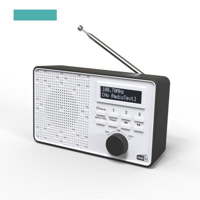 China At A Loss Digital DAB+ Radio with Built-in Speaker and Alarm Clock - Portable Design with Mono Color Display for sale