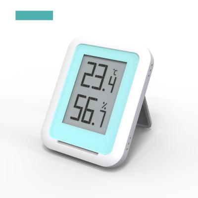 China TH-CALC Digital Thermometer Hygrometer with E-ink Display -10°C to 50°C Temperature Range 20-90% RH Humidity Meter for sale
