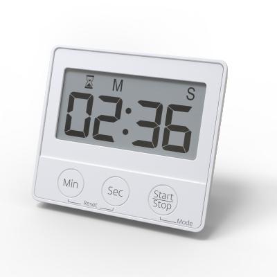 China Mini Desktop Digital Clock 90 Min Countdown Timer Eco-Friendly Plastic LCD Display for sale