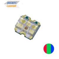 China PLCC6 1615 tri-color LED 0.4mm T thickness 0603 RGB SMD LED For washing light for sale