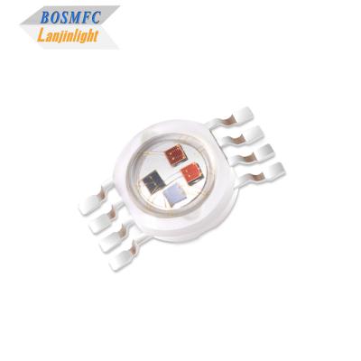China PBMT Multi Color Combined 12w High Power LED 630nm / 590nm / 420nm / 850nm For LED Light Therapy for sale