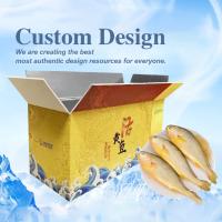 China Wholesale Biodegradable Large Foam Cooler Insulated Carton Box with Styrofoam for Seafood Box Type Folder for sale