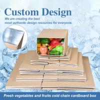 China Wholesale Biodegradable Large Foam Cooler Insulated Carton Box with Styrofoam for Seafood Box Type Folder for sale