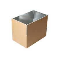 China Thermal Insulation Carton Boxes Bubble Liner Bag for Frozen Food Insulated Cold Shipping Cooler Box for sale