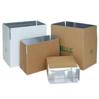 China Custom Logo Carton Aluminum Foil Box Fish Meat Vegetables Fruit Styrofoam Lunch Insulated Shipping Big Frozen Product Box for sale