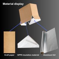 China Custom Kraft Paper Aluminum Foil Liner Carton Box with Matt Lamination Embossing Insulated Shipping Boxes for Food Milk Packing for sale