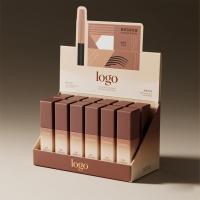 China Promotion Portable Cosmetics Display Stand Recyclable Cardboard Paperboard for Point of Purchase Countertop Shelf Use for sale