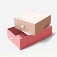 China Luxury Custom Printed Logo Cardboard Paper Rigid Pull out Sleeve Sliding Rigid Drawer Gift Box Packaging with Sponge Insert for sale
