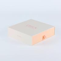 China ECO Friendly Customized Colored Printed Cardboard Paper Drawer Box Printed Paper Packaging Drawer Sliding Gift Box With Ribbon for sale