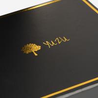 China Custom Logo Die Cut Paper Gift Boxes High Density EPE Foam Insert Shockproof Trays Drawer Slide Embossed Sponge Cardboard for sale