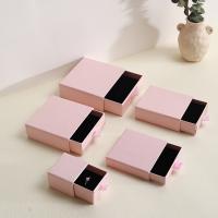China Customized Luxury Thin Jewelry Boxes Colorful Cardboard Bracelet Gift Packaging Set Recycled Kraft Material Perfume Wedding for sale