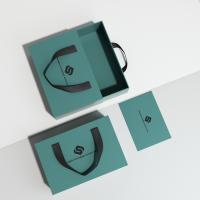 China Luxury Jewelry Drawer Box Custom Logo Aseptic Recycled Sponge Lining for Necklace False Eyelashes Tea Box Packaging for sale