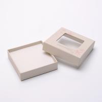 China Custom Brown Paper Gift Boxes with Clear Window Luxury Lid and Base High-End Sponge Liner for Small Business for sale