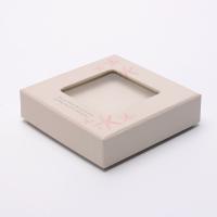 China Custom Brown Paper Gift Boxes with Clear Window Luxury Lid and Base High-End Sponge Liner for Small Business for sale