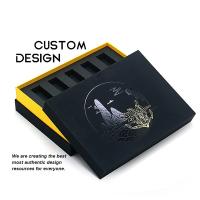 China Customizable for Champagne Gold Bow Triangle Base Lid Sponge Lined Wedding Gift Boxes for Chocolate Treat Candy Guest Gifts for sale