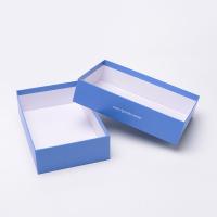 China High Quality Small Lid and Base Gift Box Blue Packaging Paper Top and Bottom Paperboard Box With Customized Logo for sale