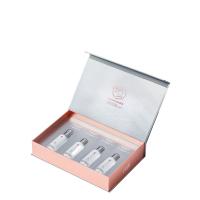 China Luxury Recyclable Magnetic Box Custom Logo Lip Gloss Tubes Recycled Rigid Paper Gift Box Sponge Liner Cosmetics Packing Boxes for sale