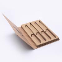 China High-End Custom Logo Printed Recycle Kraft Paper Corrugated Cardboard Knife Box Sponge Liner Kitchen Knife Packaging Box for sale