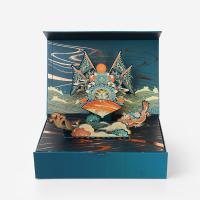 China Custom Luxury 3D Rectangle Pattern Scene Exquisite Magnetic Pop up Festival Surprise Paper Cardboard Gift Packaging Boxes for sale