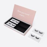 China Custom Eyelash Box Matte Pink Printed Logo Shaped Paper Rigid Packaging Magnetic Closure Book Gift Boxes for False Eyelashes for sale