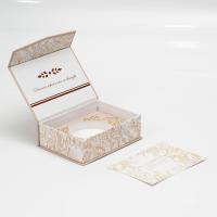 China Custom Luxury Pink Hard Coated Paper Magnet Boxes Recycled Cosmetic Gift Packaging Embossed Logo High-End Sponge Eye Cream for sale