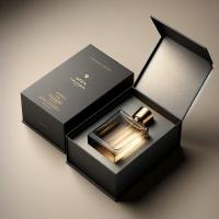 China Custom Logo Design Recyclable Premium Perfume Box Exquisite Book Shape Matt Lamination Unique Paper Cardboard Woman Essential for sale