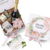 China Cookie Cupcake Bakery Chocolate Pastry Dessert Packaging Gift Box for Cakes With Ribbon Custom Magnet Top Cake Box for sale