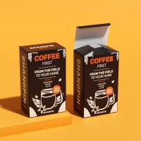 China Wholesale Price Book Shaped Foldable Paper Box Coffee Bag Packaging for Instant Coffee for sale