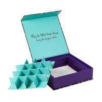 China Customized Empty Wedding Chocolate Packaging Gift Boxes Recyclable Magnetic Paper with Sponge Liner Matt Lamination Handling for sale