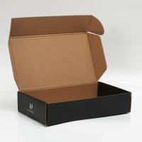 China Custom Recyclable Luxury Folding Mailing Corrugated Paper Boxes for Shipping Dress Underwear Shirt Apparel Recycled Materials for sale