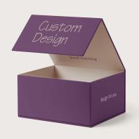 China Custom Large Luxury Rigid Cardboard Magnetic Gift Box Wig Paper & Wedding Dress Packaging for Socks Sponge Lining for sale
