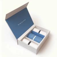 China Luxury Magnetic Silk Corrugated Paper Rigid Boxes Women's Luxury Underwear & Swim Set Bra Paper Gift Box for Socks Packaging for sale