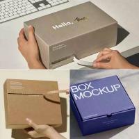 China Luxury Magnetic Silk Corrugated Paper Rigid Boxes Women's Luxury Underwear & Swim Set Bra Paper Gift Box for Socks Packaging for sale