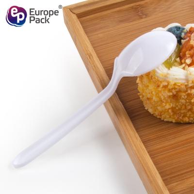 China Hot sale high quality disposable PP frozen yogurt spoons ice cream spoon for sale